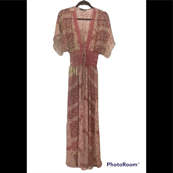 Aakaa | Dresses | Aakaa Floor Length Dusterkimono | Poshmark